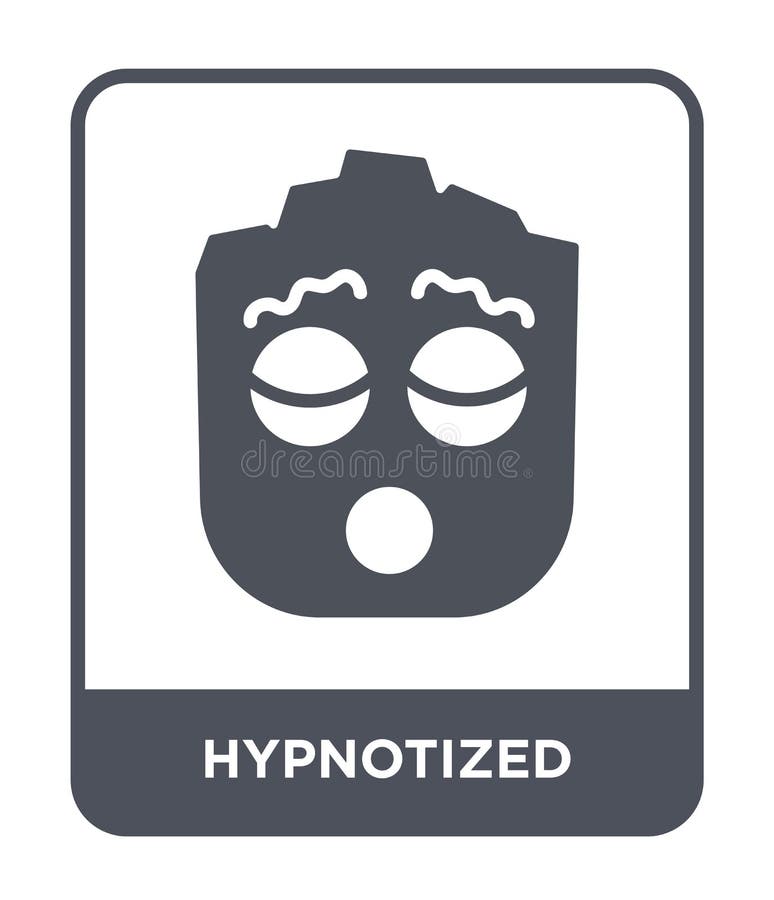 Hypnotized Icon in Trendy Design Style. Hypnotized Icon Isolated on ...