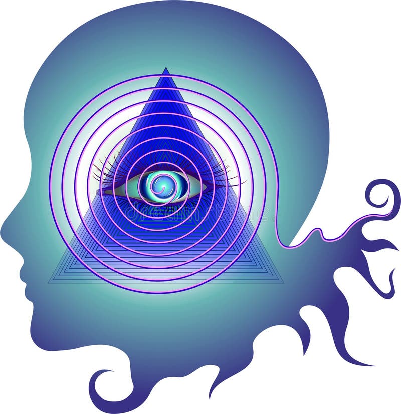 Hypnotizing view stock illustration. Illustration of dreams - 19209042