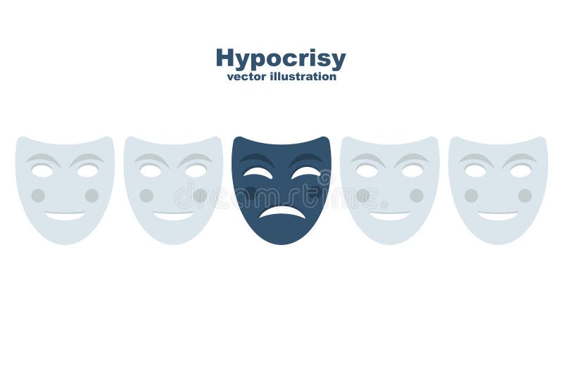 Hypocrisy Illustration Stock Illustrations – 789 Hypocrisy Illustration ...