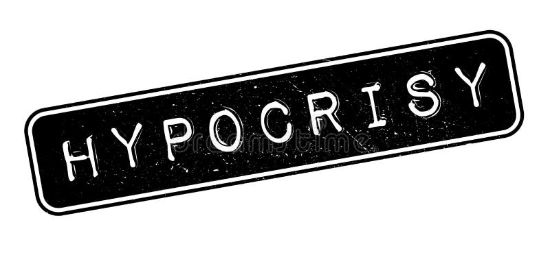 Hypocrisy rubber stamp stock illustration. Illustration of icon - 83192516