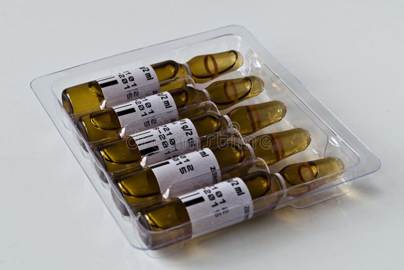 Hypodermic Injection Solution Vials Picture. Image: 87854790