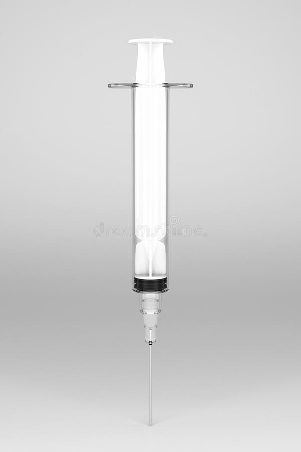 Hypodermic Needle Pointed at Camera Stock Illustration - Illustration ...