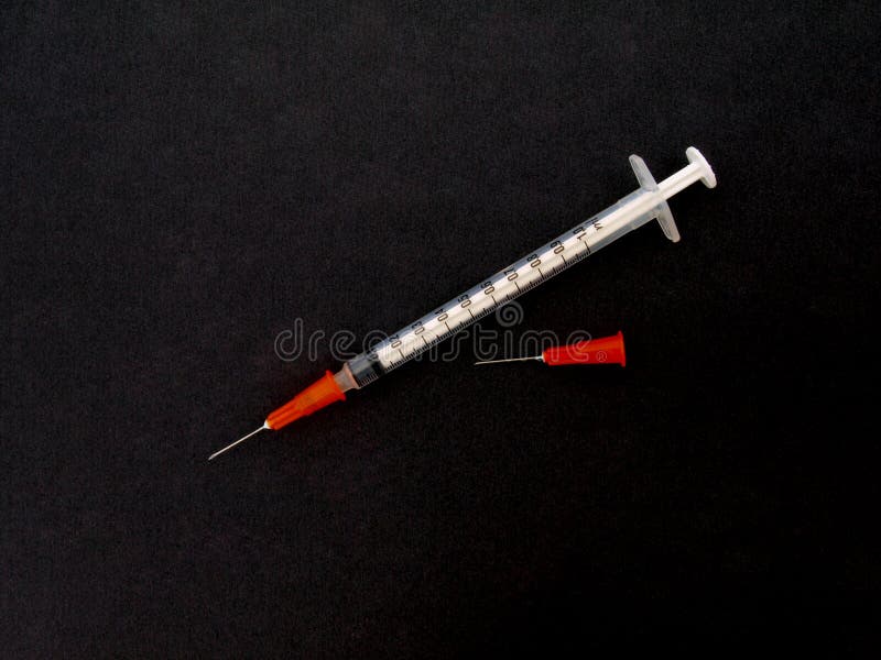 Hypodermic Syringe and Needle Stock Image - Image of illness, immune ...