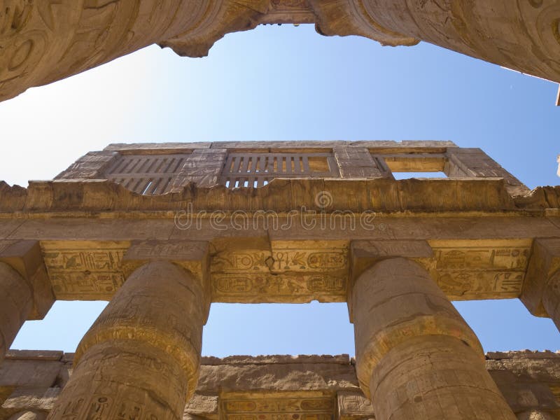 Hypostyle hall stock image. Image of hypostyle, column - 7927807