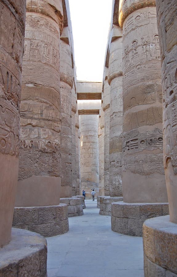 Hypostyle hall at Saqqara stock image. Image of africa - 22900653