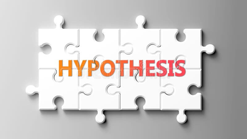 Hypothesis Complex Like a Puzzle - Pictured As Word Hypothesis on a ...