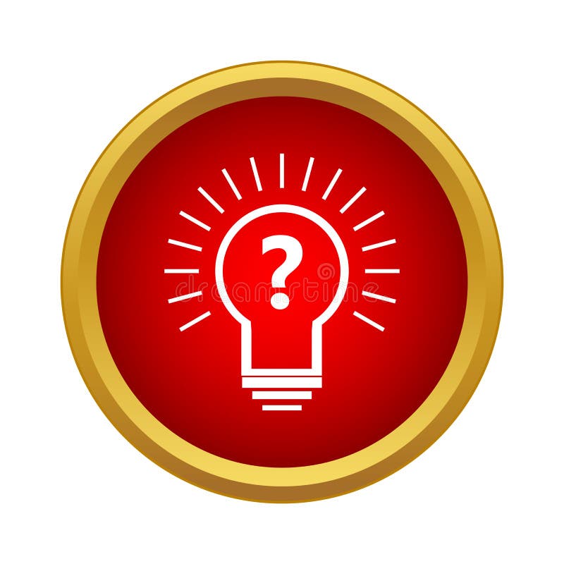 Hypothesis Icon, Simple Style Stock Vector - Illustration of idea, mind ...