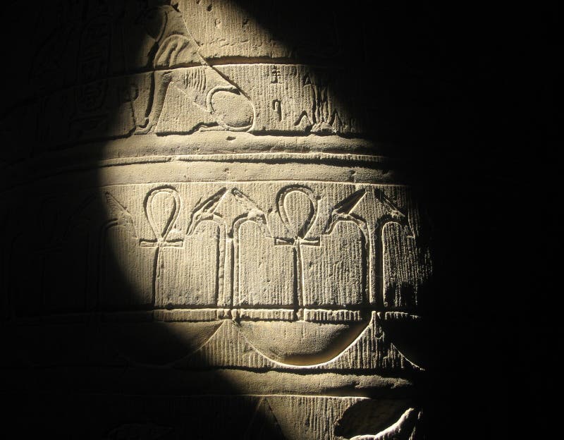 Hyroglifics in Egypt stock image. Image of historical - 19708667