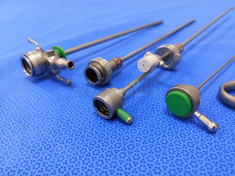 Diagnostic and Operative Hysteroscopy Set Stock Image - Image of loaded ...