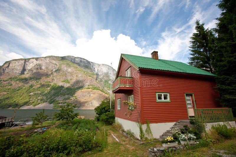 Hytte stock photo. Image of construction, countries, scandinavian ...