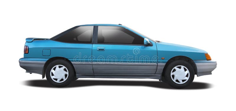Hyundai S coupe side view stock image. Image of korean - 66725421