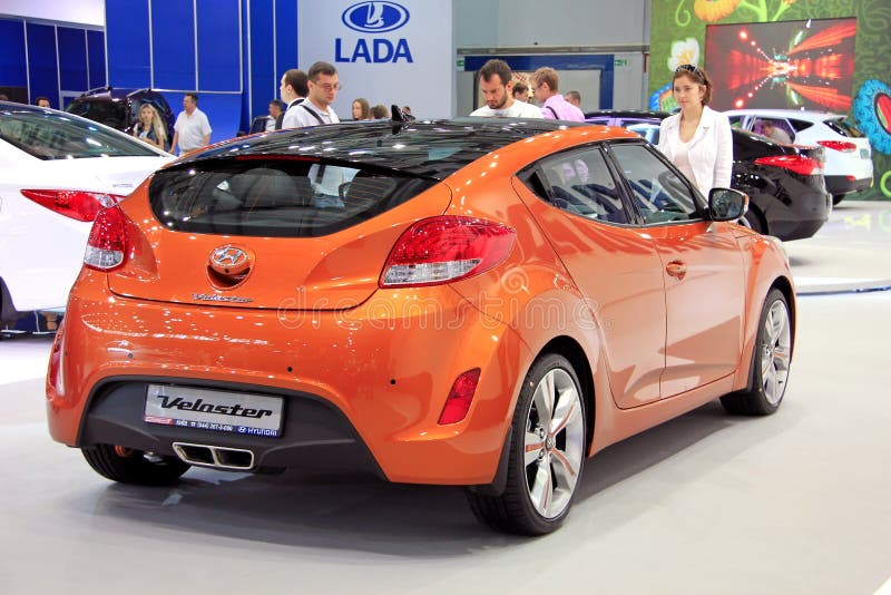 Hyundai Veloster editorial stock image. Image of brand - 37459444
