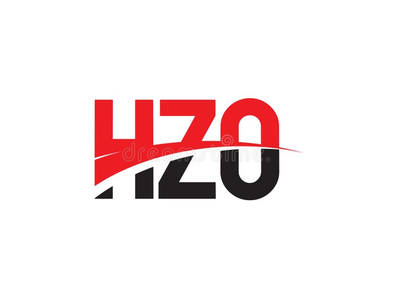 HZO Letter Initial Logo Design Vector Illustration Stock Vector ...