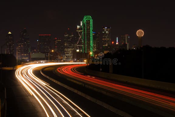 I 30 into Dallas stock photo. Image of economic, landscape - 6342614