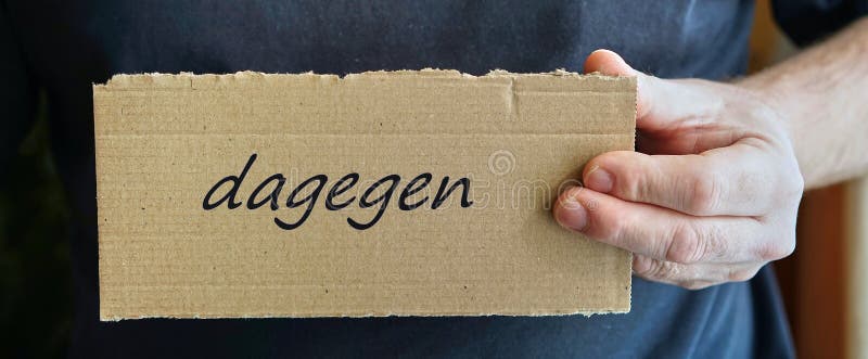 I am against it stock photo. Image of disapproved, advertisement ...