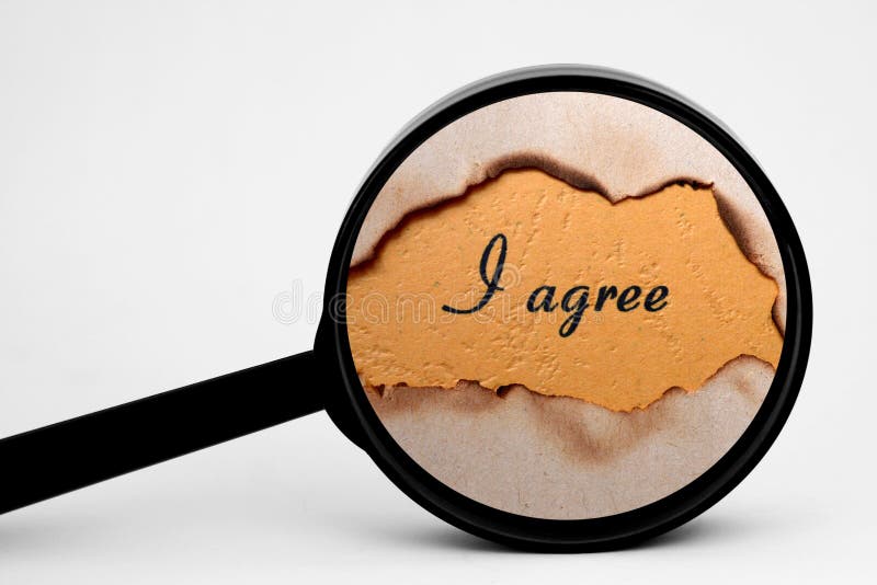 I agree concept stock photo. Image of agree, application - 173271340