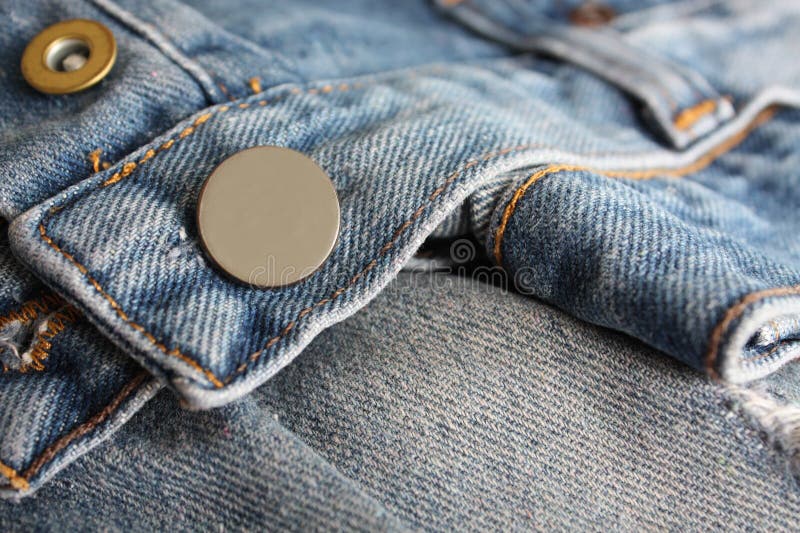 I Bottoni Dei Jeans Si Chiudono Su Fotografia Stock - Immagine di jeans ...