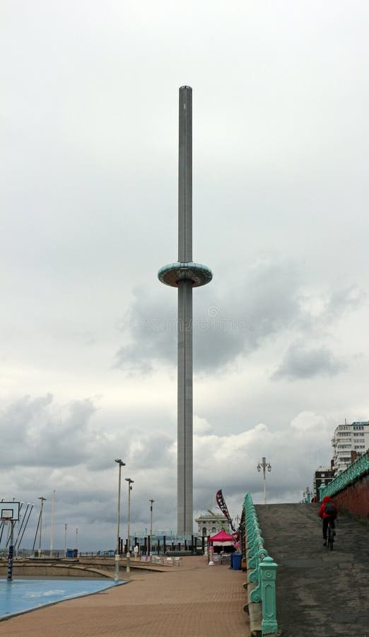 The I360, a Modern Viewing Tower in Brighton. Stock Photo - Image of ...