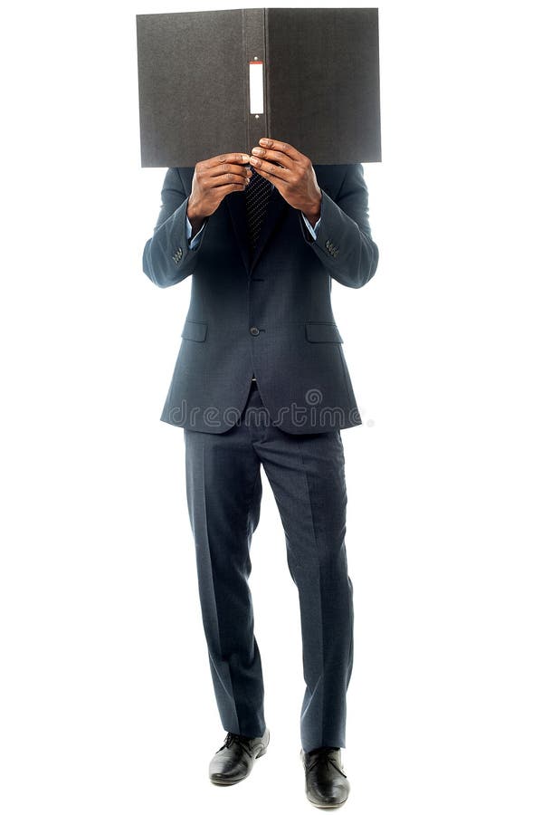 I am Busy in Reading Reports. Stock Photo - Image of employee, manager ...