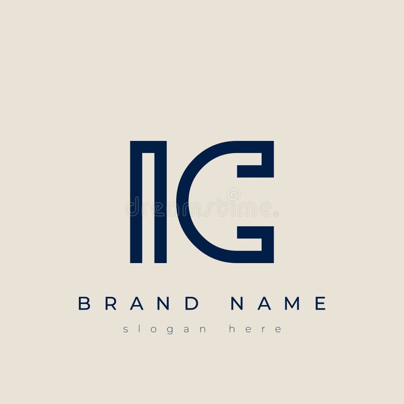 IC Alphabet Letter Icon Logo Stock Vector - Illustration of element ...