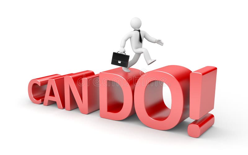 I can do! stock illustration. Illustration of sign, collective - 56791505