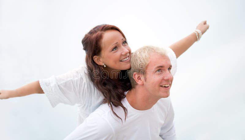 I can fly! stock image. Image of beautiful, beach, fresh - 11483193