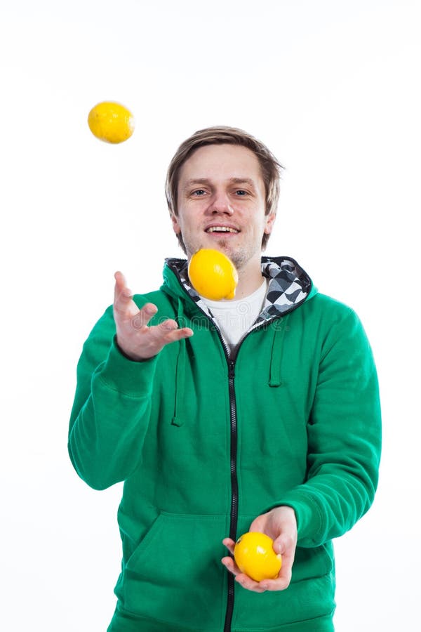 I Can Throw these in the Air Stock Image - Image of healthy, juggler ...