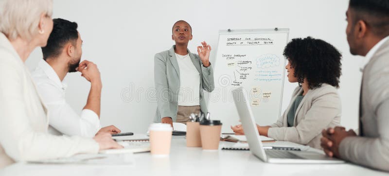 I Cannot Stress this Enough. a Group of Businesspeople in a Meeting at ...