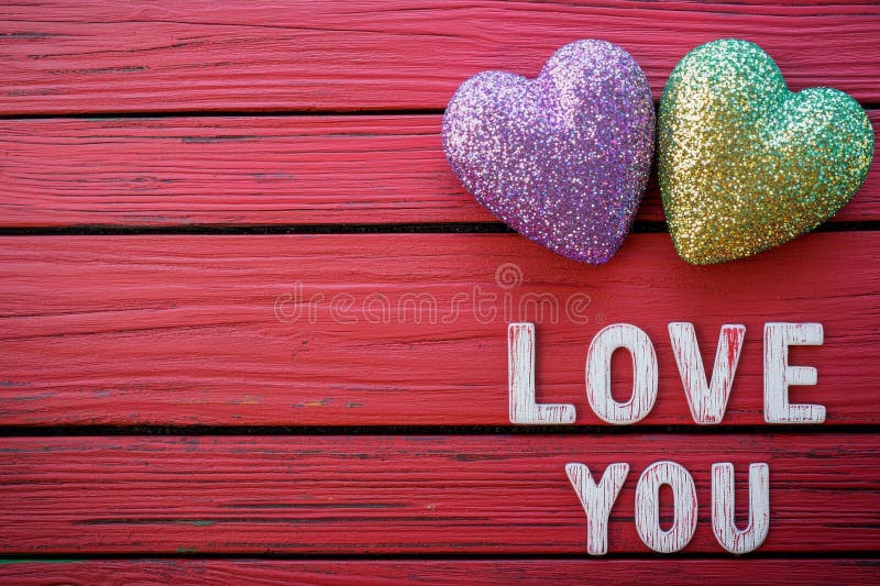 I Cherish the Words Written on a Red Board, Decorated with Various ...