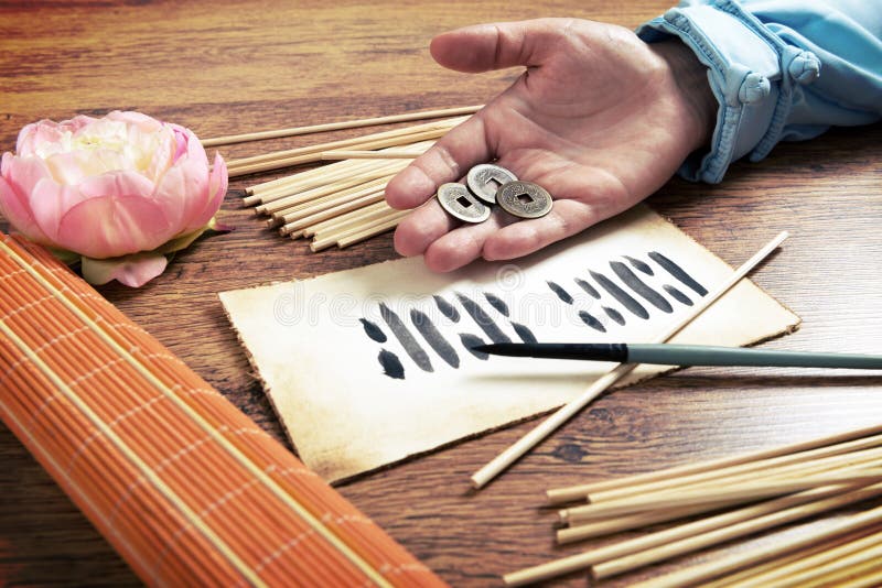 I ching ancient oracle stock image. Image of oriental - 83533791