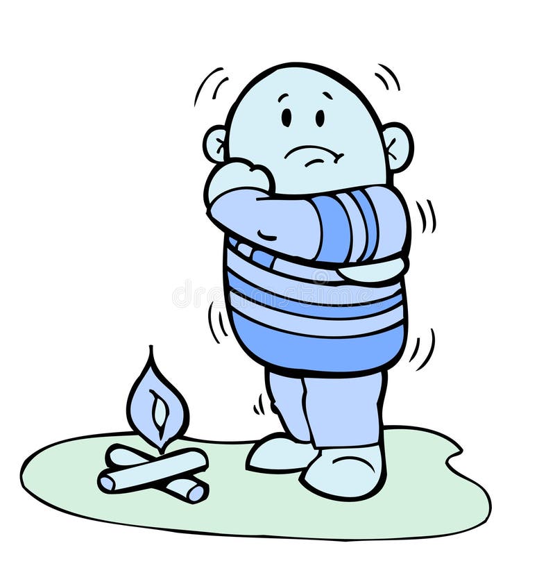 I am so cold stock vector. Illustration of hypothermia - 9382826