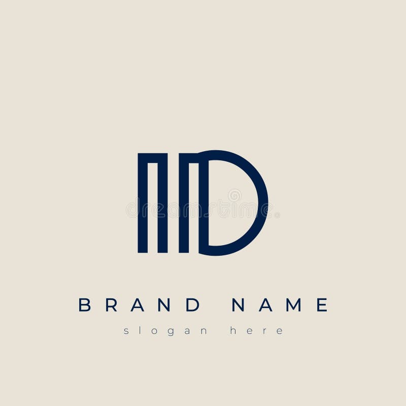 ID Alphabet Letter Icon Logo Stock Vector - Illustration of typography ...