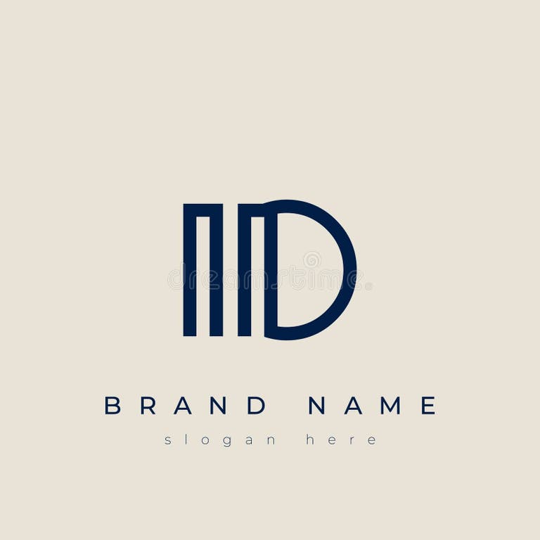 ID Alphabet Letter Icon Logo Stock Vector - Illustration of typography ...