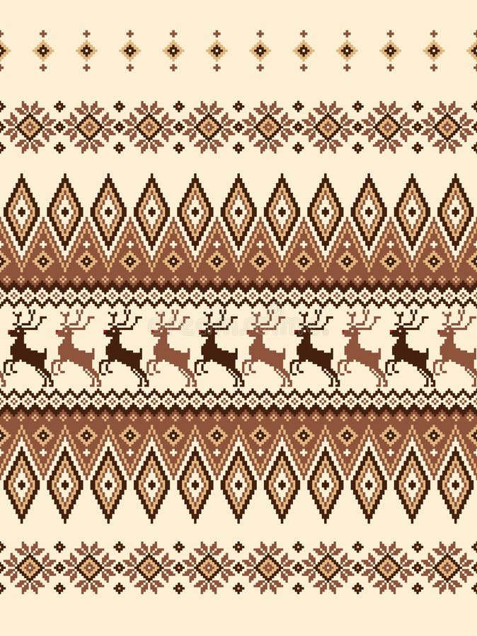 Nordic Pattern Illustration. Stock Illustration - Illustration of ...
