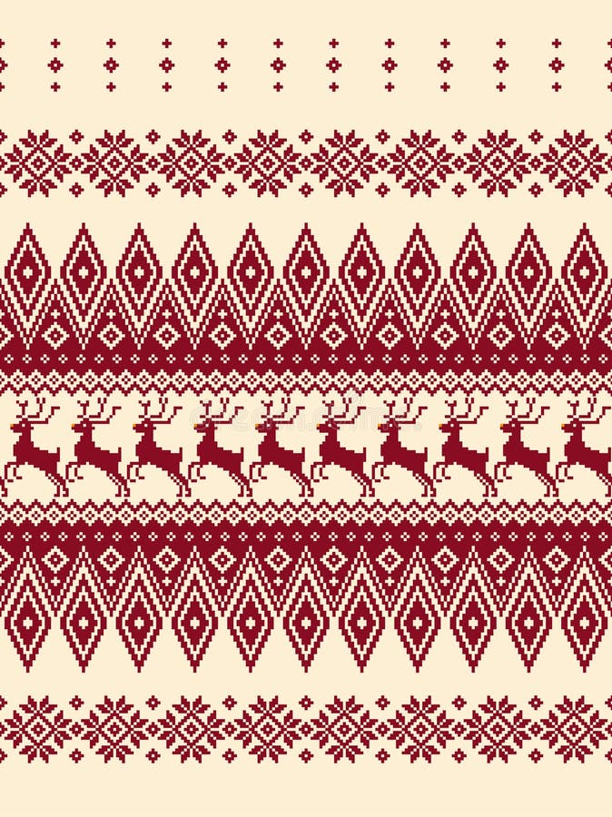 Nordic Pattern Illustration. Stock Illustration - Illustration of ...