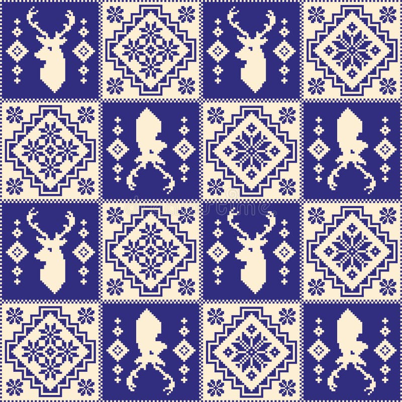 I Designed a Traditional Nordic Pattern Stock Illustration ...