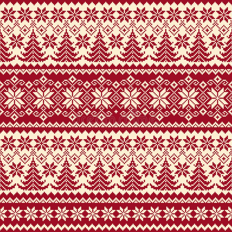 Nordic Events Pattern Illustration of the Tree Stock Illustration ...