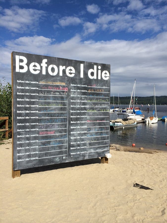 Before I Die Sign stock photo. Image of grafiti, life - 44169054