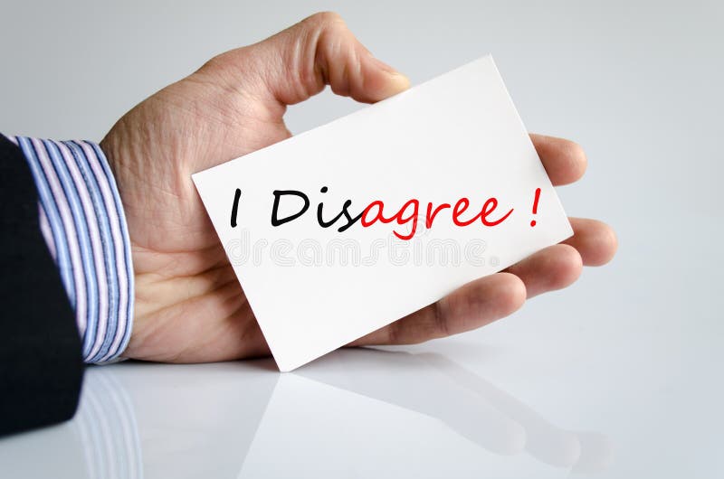 I Disagree Concept stock image. Image of fired, disagree - 90442293