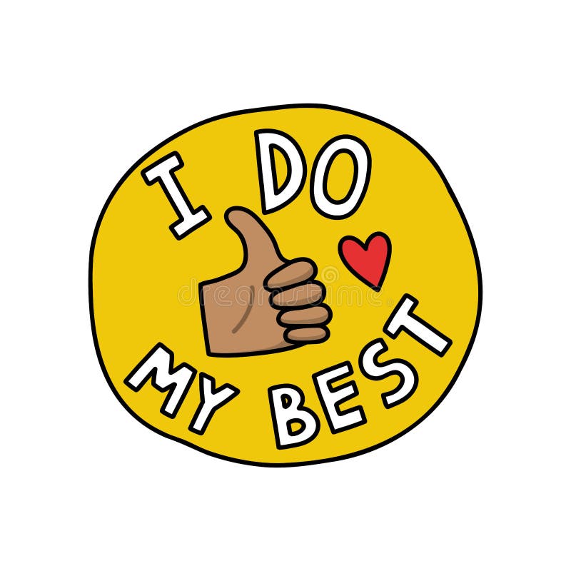 Doing My Best Stock Illustrations – 17 Doing My Best Stock ...