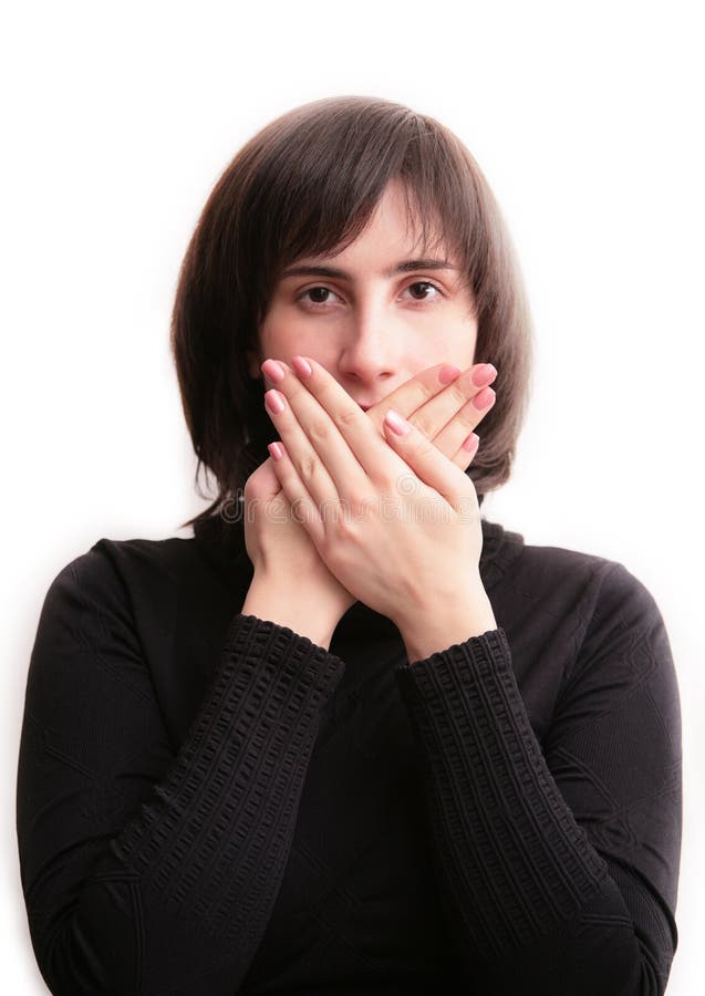 I do not speak stock photo. Image of portrait, look, hide - 13011874