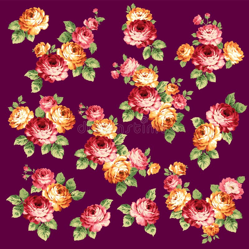 Beautiful Rose Illustration Material Collection, Stock Vector ...