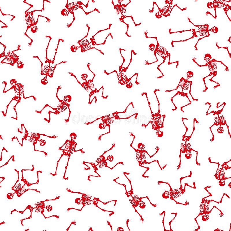 Interesting Human Bone Pattern, Stock Vector - Illustration of repeat ...