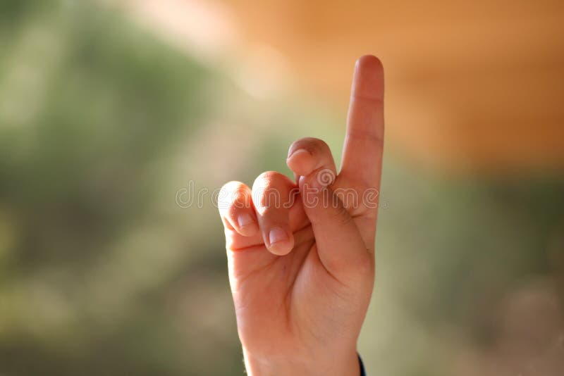 I am first! stock image. Image of help, raised, raise - 1577455