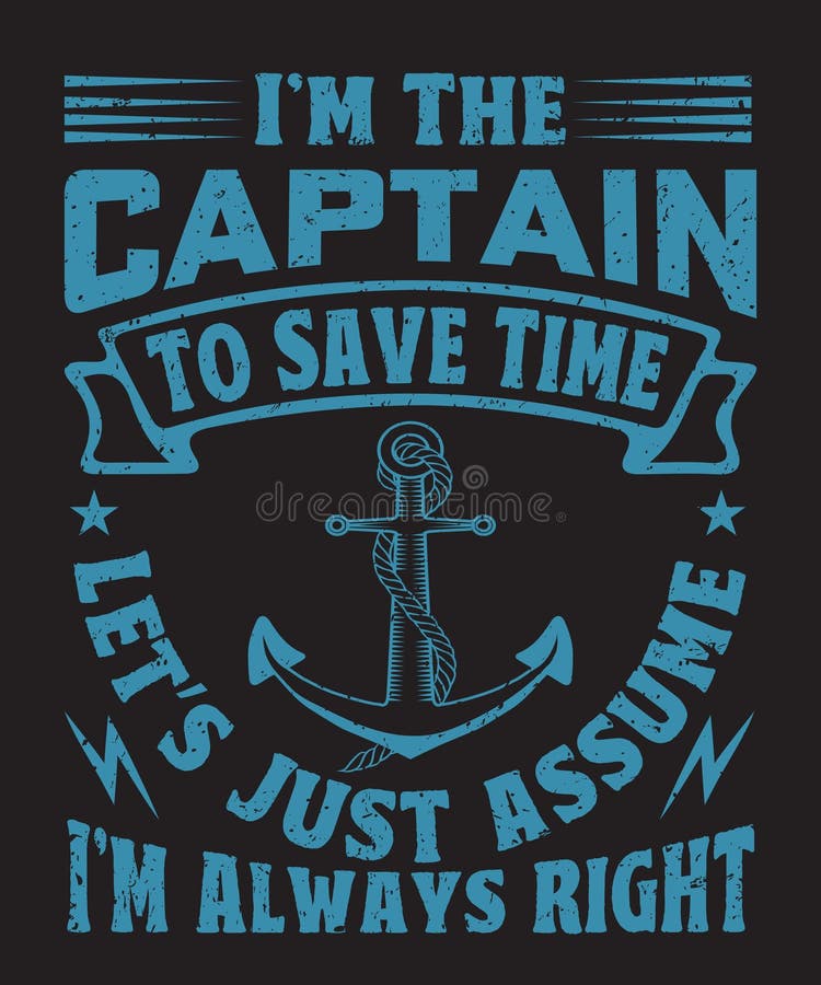 I am the First Mate To Save Time Typography Boating Design with Grunge ...