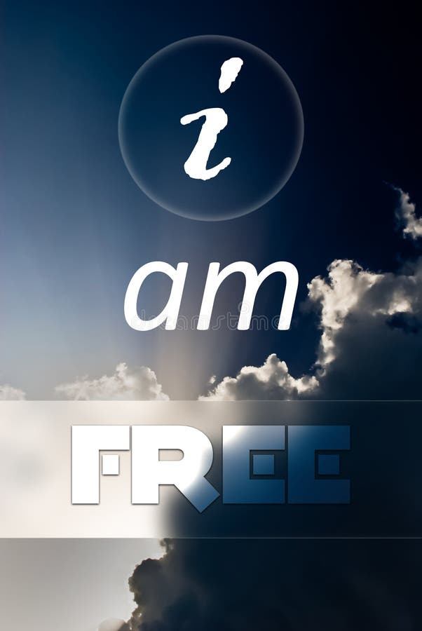 I am free stock illustration. Illustration of goal, word - 51279260