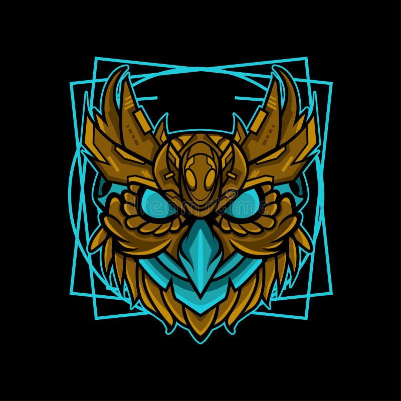 Mecha Owl Vector Esport Logo Stock Illustrations – 4 Mecha Owl Vector ...