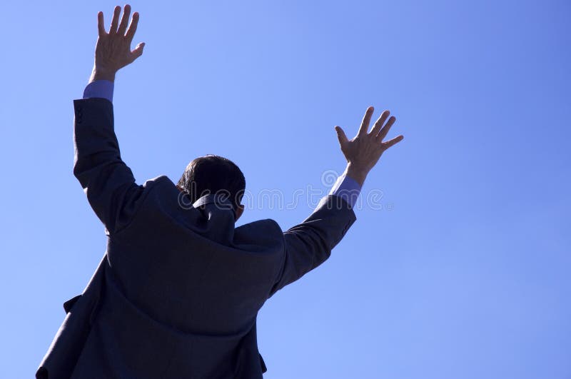 I give up! stock image. Image of manager, businessman, director - 280697