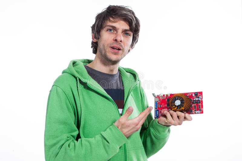 I Guess this Graphic Card is Not Working Stock Image - Image of broken ...