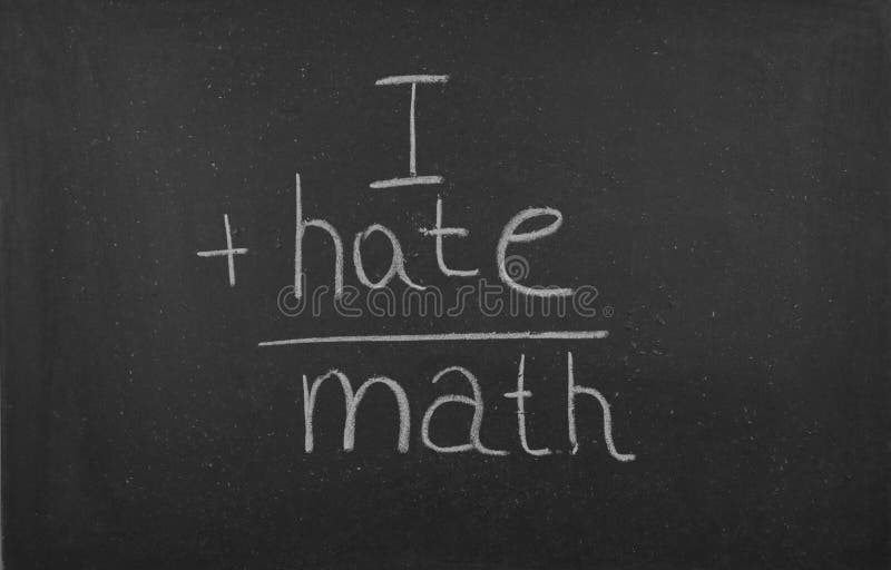 Hate Math Stock Photos - Free & Royalty-Free Stock Photos from Dreamstime